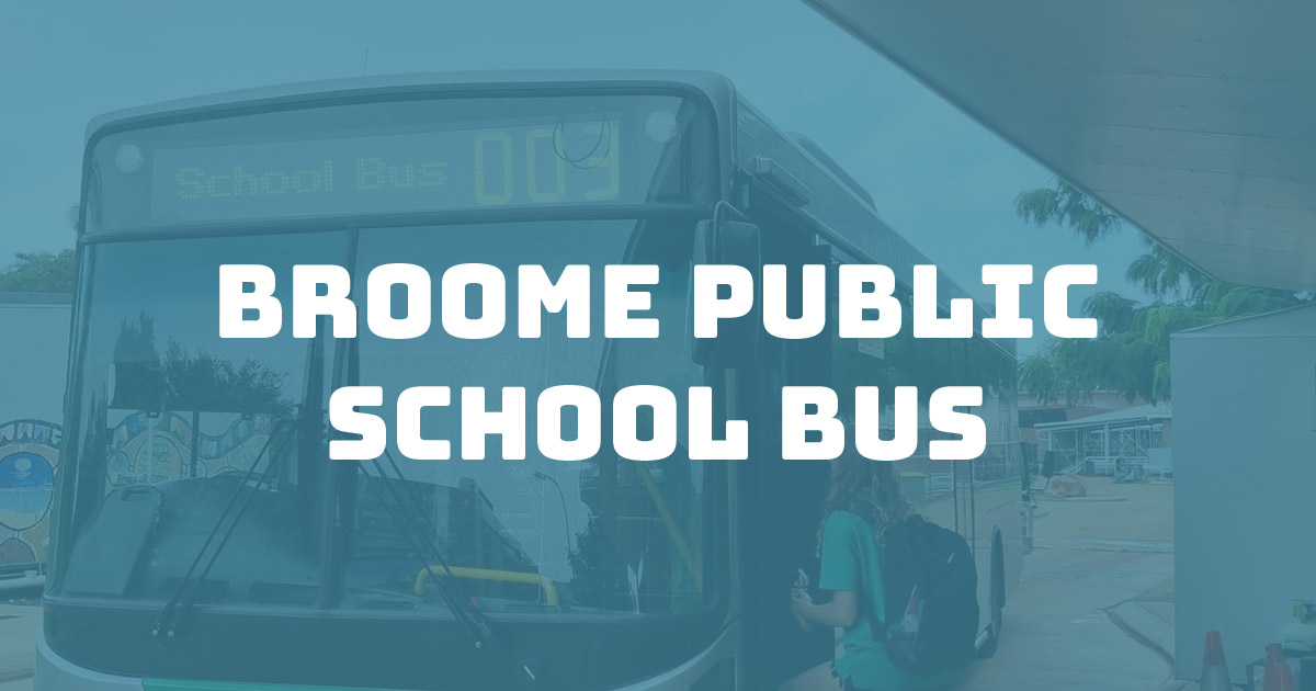 Broome Public School Bus
